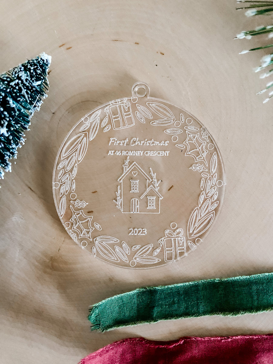 New Home Keepsake Ornament – Amber Christi Design