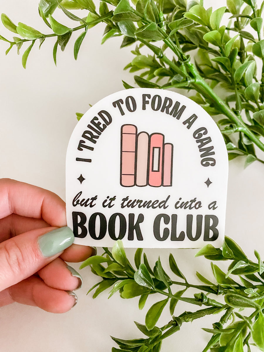Book Gang Club Sticker – Amber Christi Design